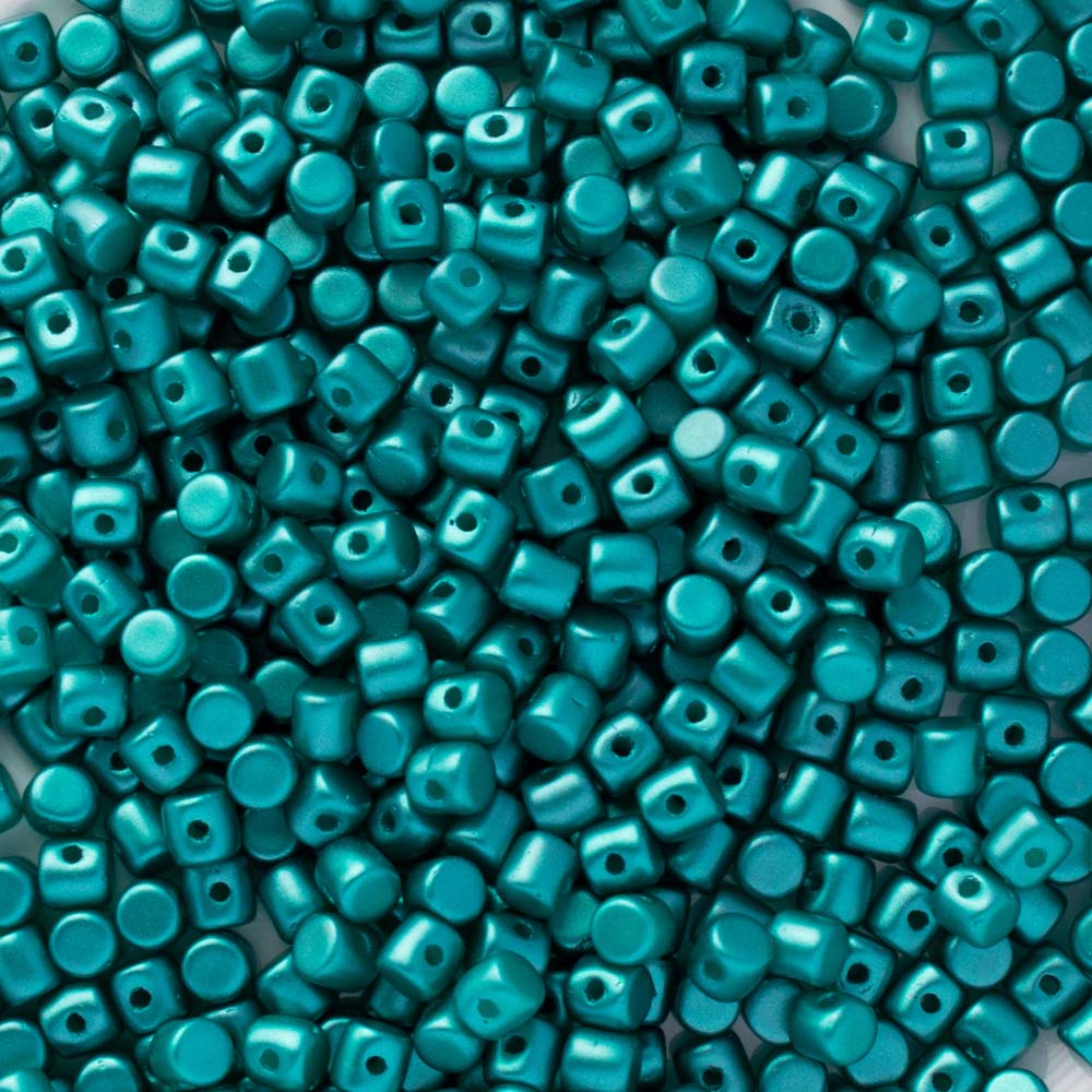 Les Perles Par Puca - Minos Par Puca 3x2.5mm, Pastel Emerald