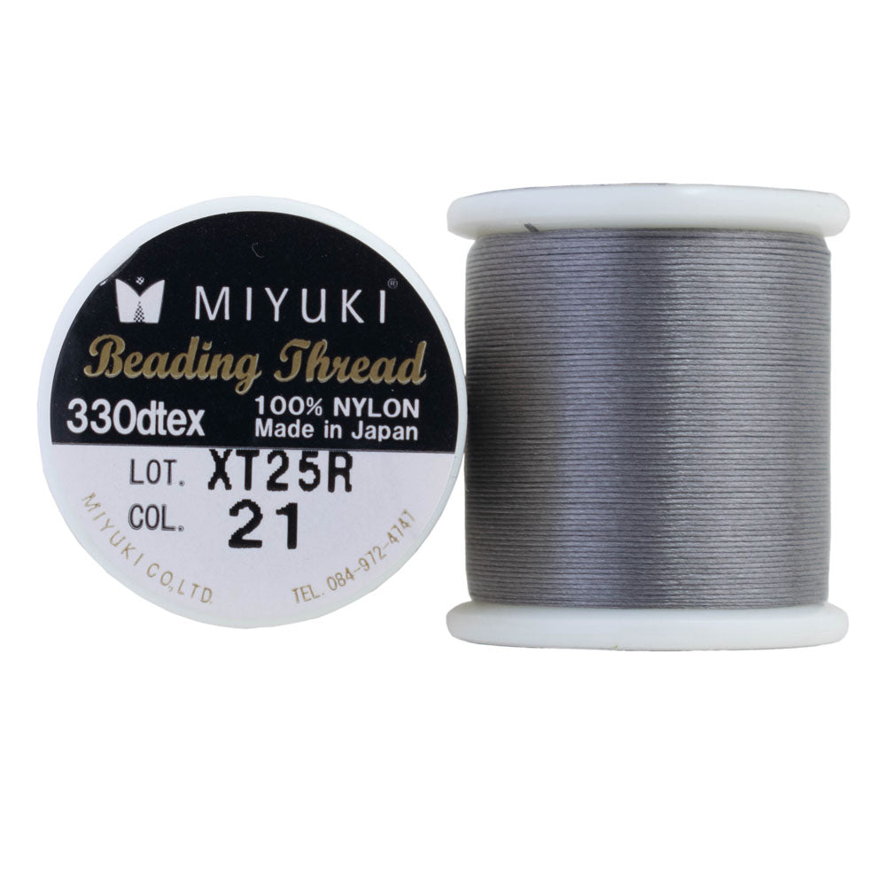 Miyuki 330dtex 100% Nylon Beading Thread, Size-B, 0.2mm Thickness, Med