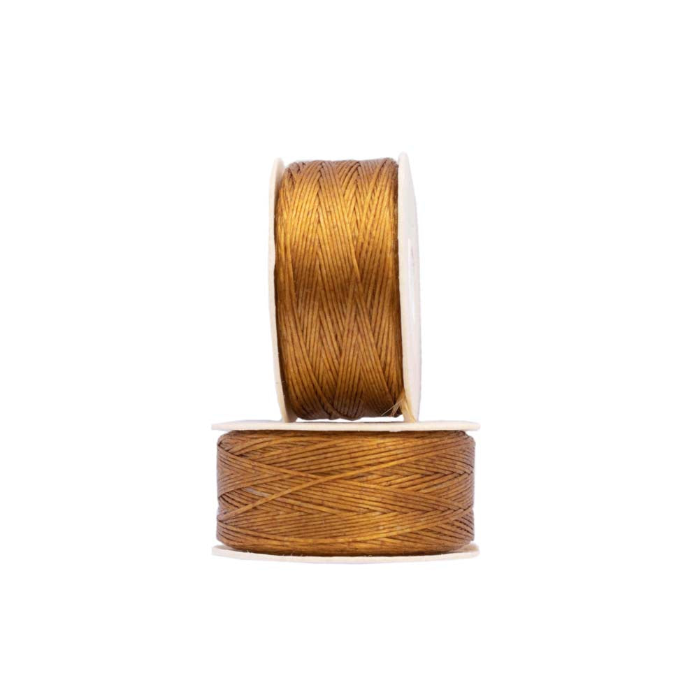 Nymo Nylon Beading Thread, Size-D 0.3mm Thickness, Golden Yellow, 64 Y