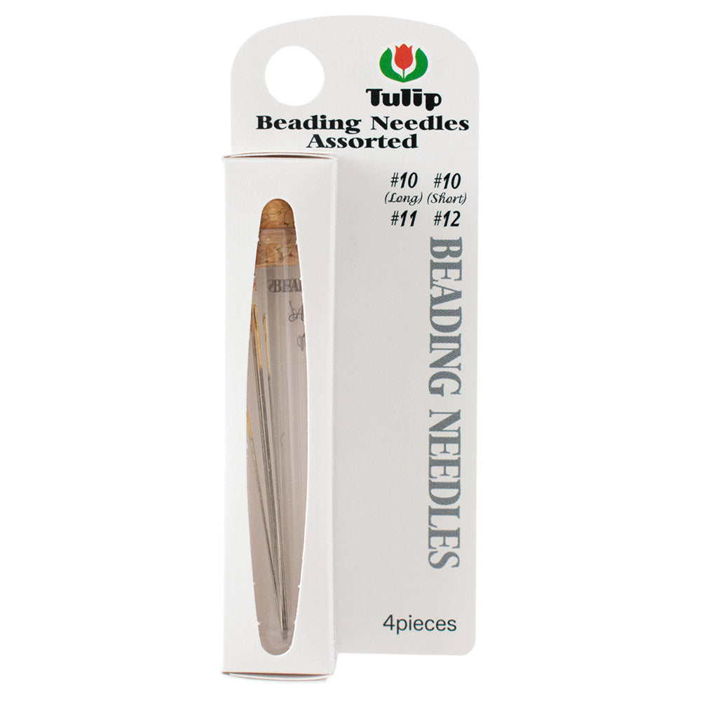 Tulip Beading Needles, Assorted : #10 Long, #10 Short, #11 and #12, Pa